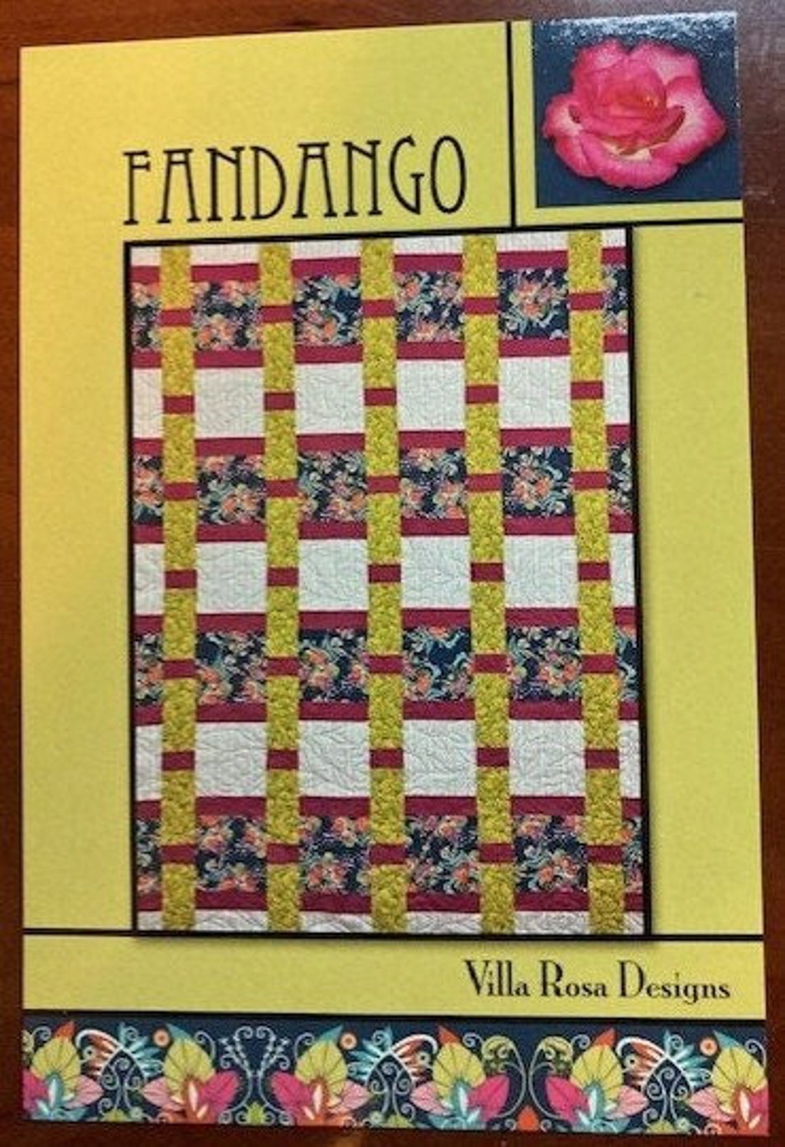 Exclusive Quilt Kit Featuring Fandango Quilt Pattern and Garden Party ...