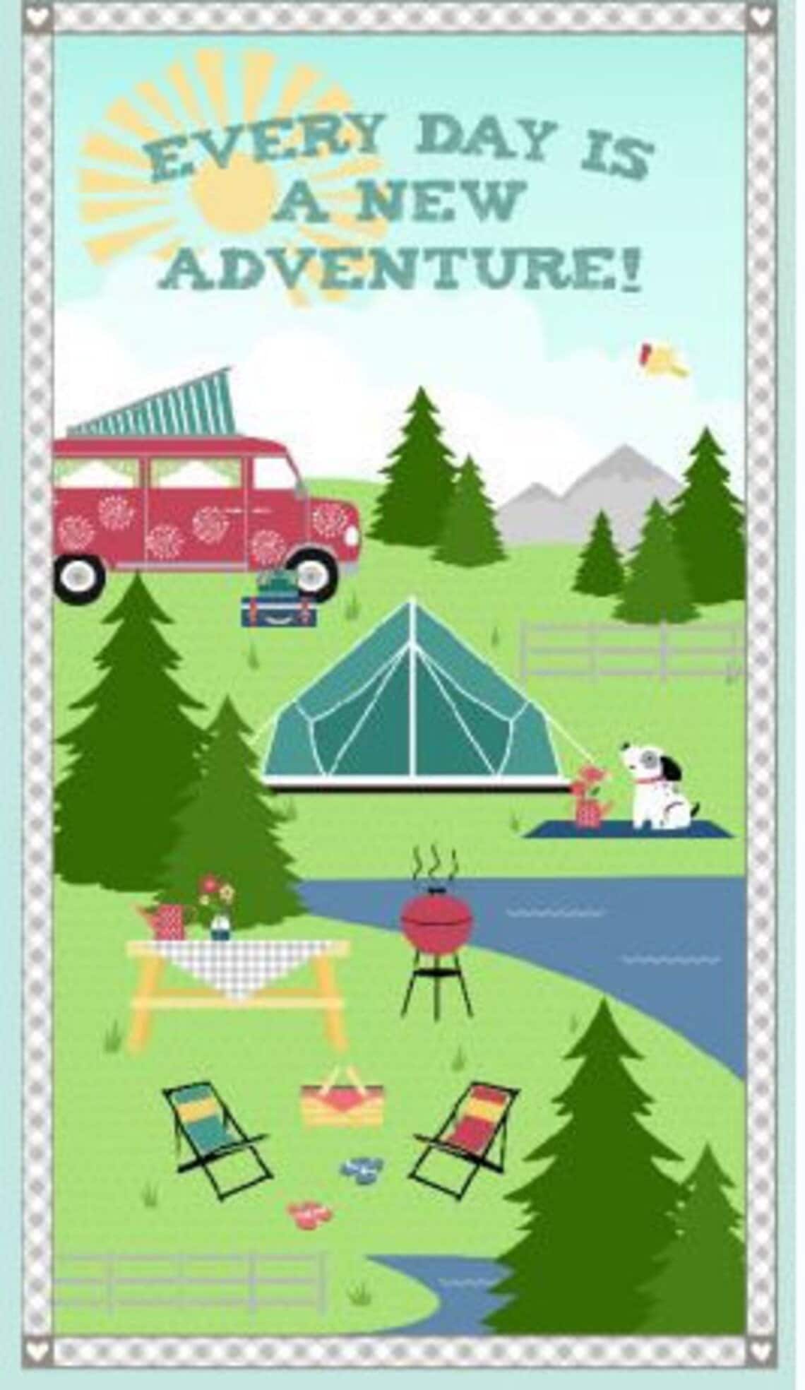 Adventure Time Fabric Panel by Anne Rowan for Wilmington Prints - Etsy