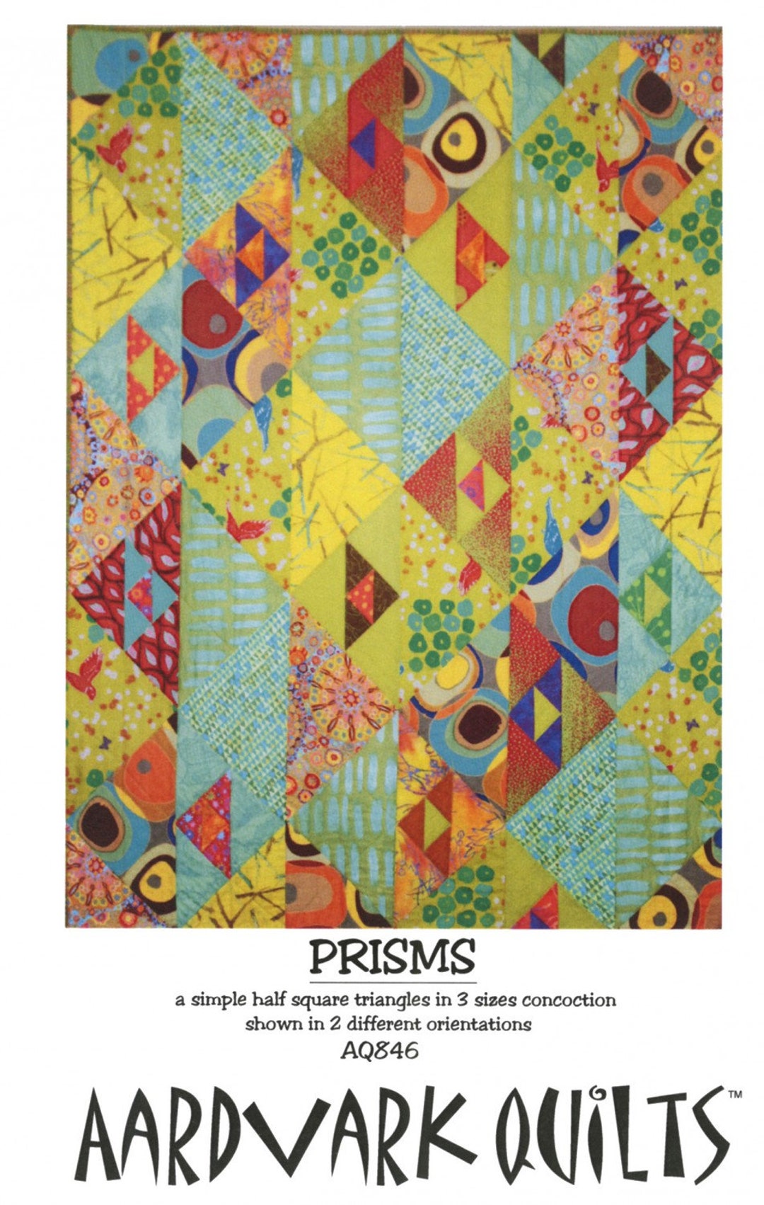 Prisms Quilt Pattern From Aardvark Quilts AQ846 - Etsy