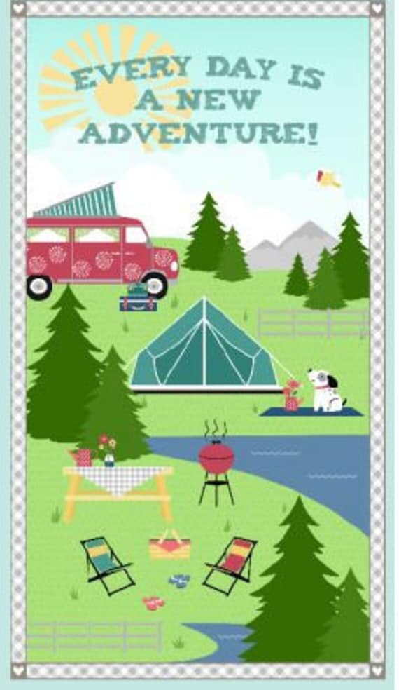 Adventure Time Fabric Panel by Anne Rowan for Wilmington - Etsy