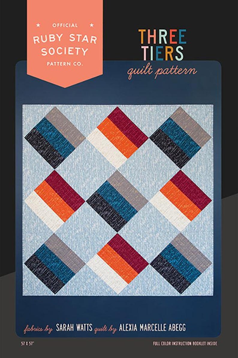 Three Tiers Quilt Pattern From Ruby Star Society - Etsy