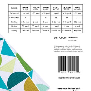 Pivot Quilt Pattern From Modern Handcraft - Etsy