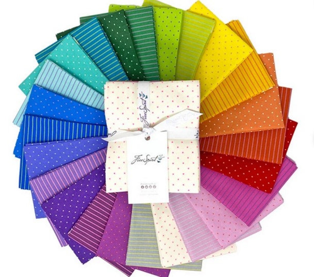 Tula Pink's True Colors Fat Quarter Bundle From Free Spirit Fabrics - Etsy