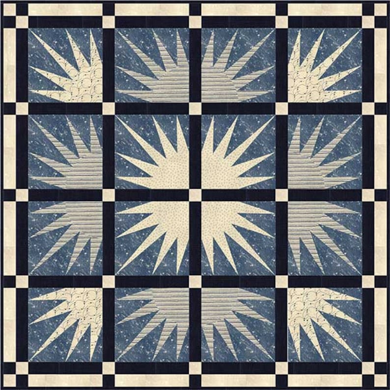 Rise and Shine Quilt Pattern by Janet Clare - Etsy