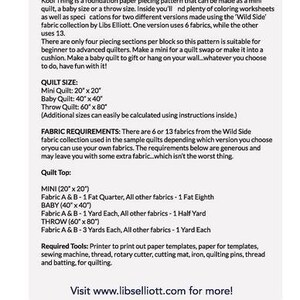 Kool Thing Quilt Pattern by Libs Elliott - Etsy