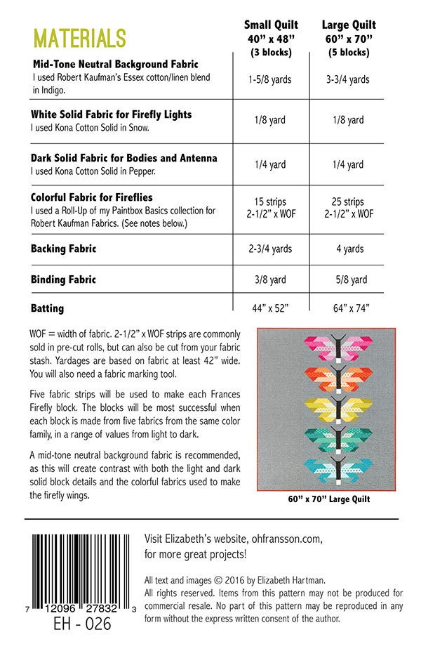 Firefly Quilt Kit Featuring Ruby Star Society Firefly - Etsy