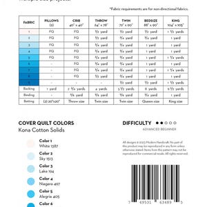 Ranges Quilt Pattern From Modern Handcraft - Etsy