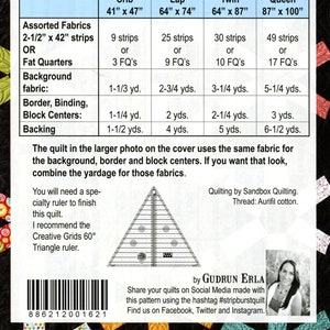 Strip Burst Quilt Pattern From GE Designs - Etsy