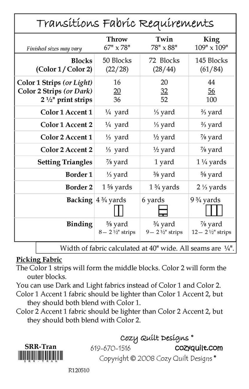 Transitions Quilt Pattern by Daniela Stout for Cozy Quilt - Etsy