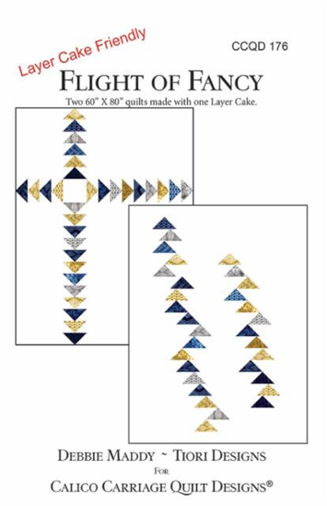 Flight of Fancy Quilt Pattern by Debby Maddy for Tiori Designs - Etsy