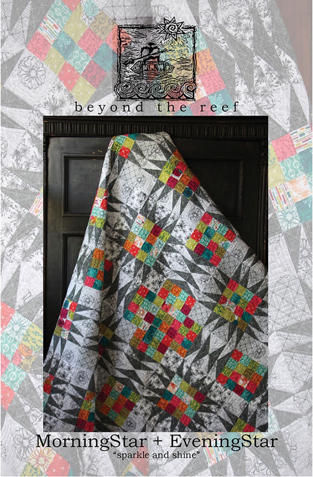 Morning Star Evening Star Quilt Pattern From Beyond the Reef - Etsy