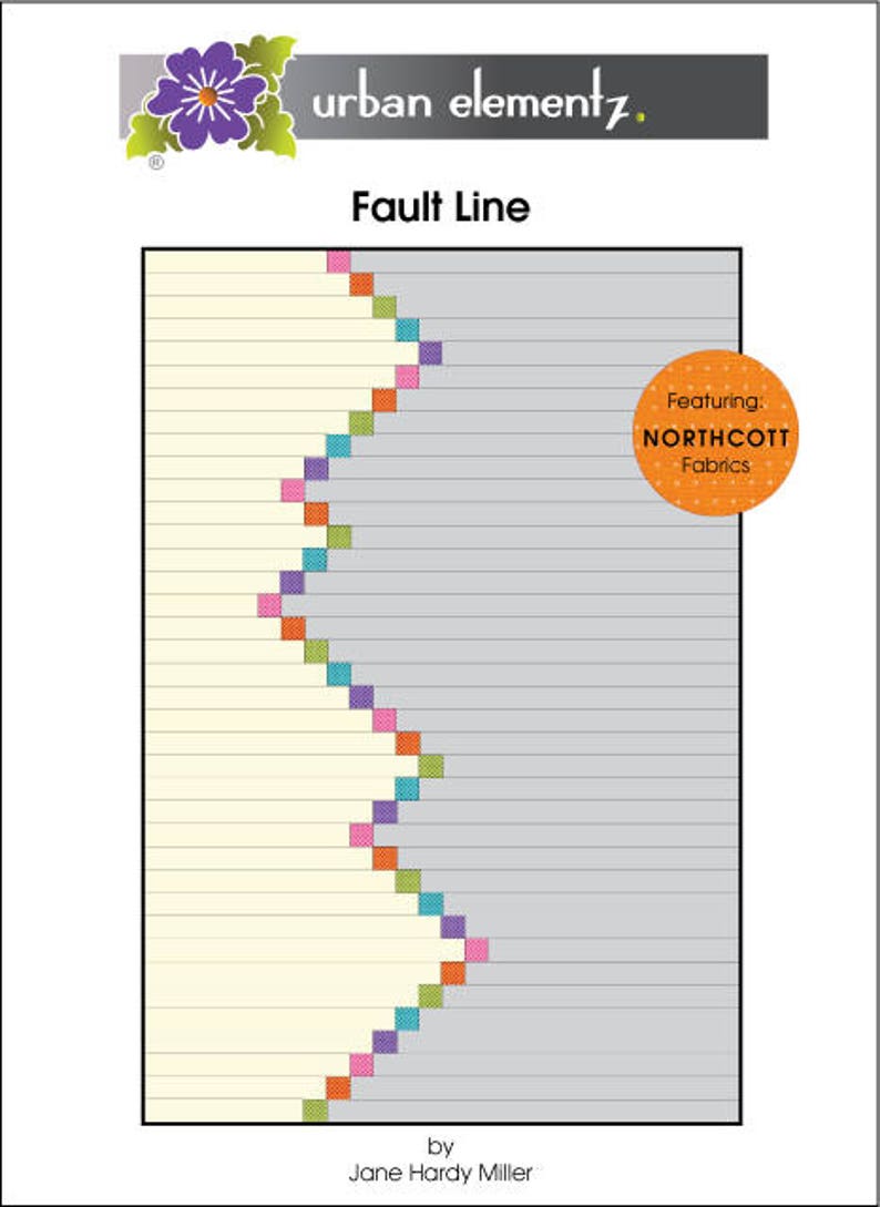 Fault Line Pattern Designed by Jane Hardy Miller for Urban - Etsy