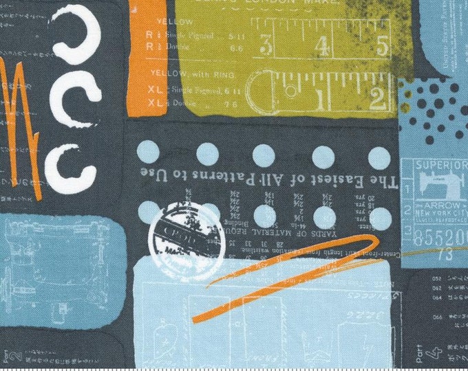 Meraki Fabric by Basicgrey From Moda 30497-12 - Etsy