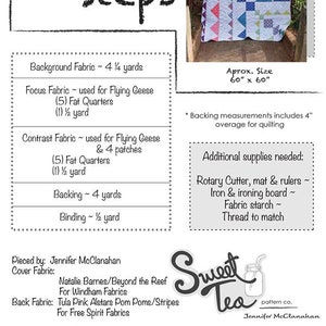 Wacky Steps Quilt Pattern by Jennifer Mcclanahan From Sweet Tea Pattern ...