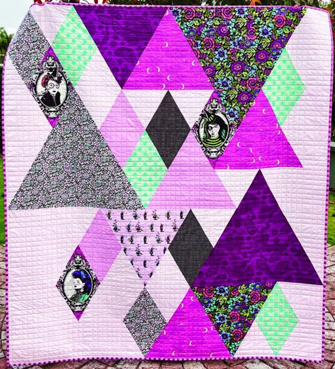 End Game Nightshade Version Quilt Pattern Featuring Tula Pink ...
