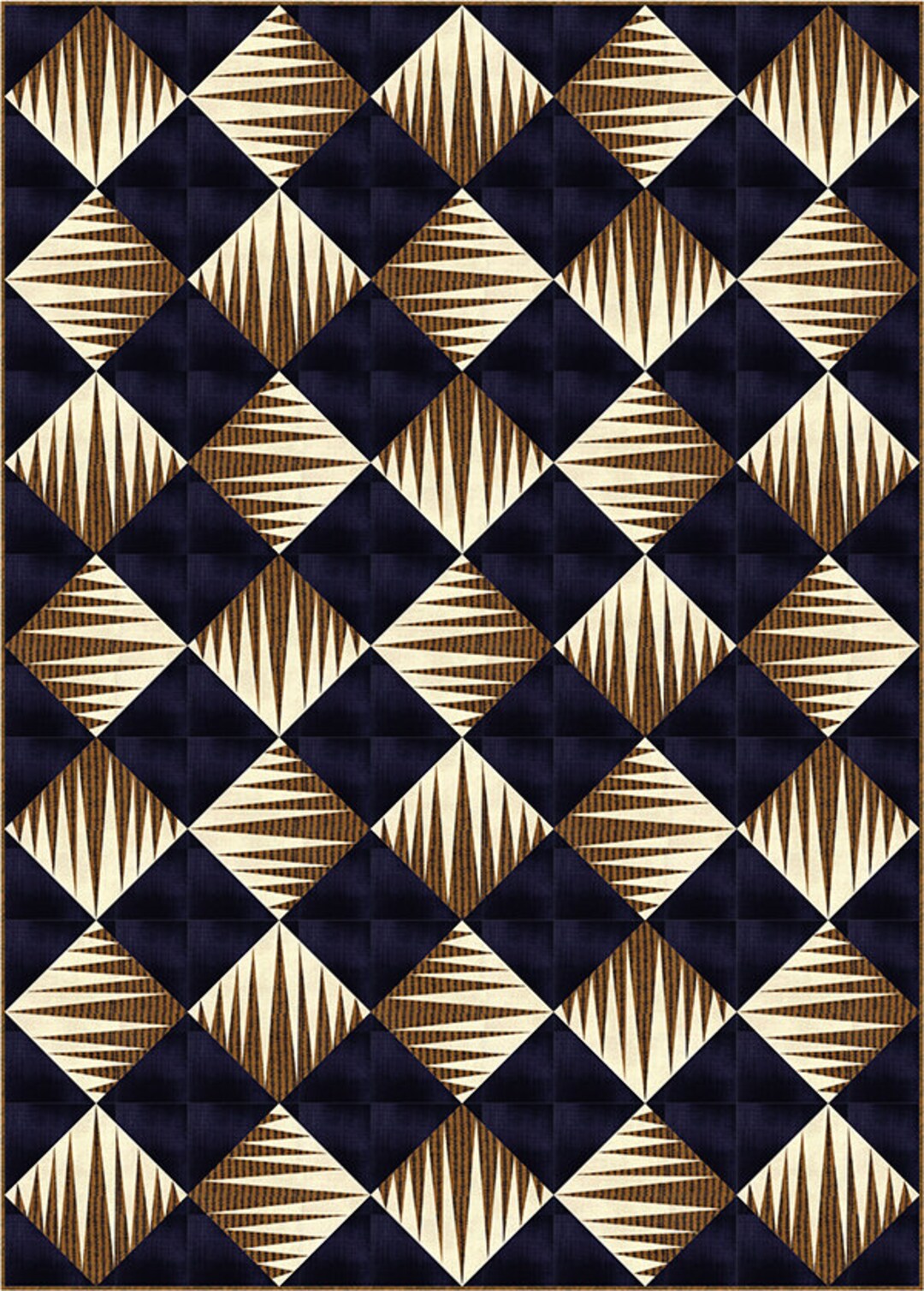 Thunder and Lightning Quilt Pattern by Janet Clare - Etsy