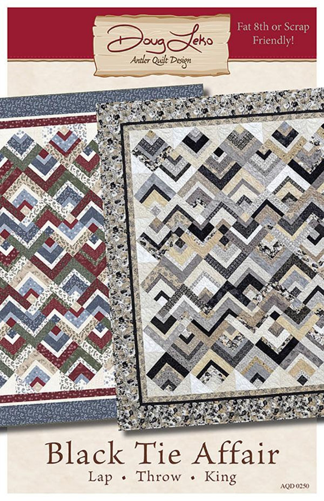 Black Tie Affair Quilt Pattern by Doug Leko for Antler Quilt Designs - Etsy