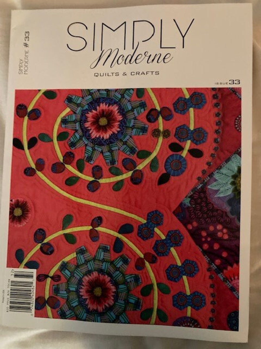 Simply Moderne Magazine Issue 33 From Quiltmania - Etsy