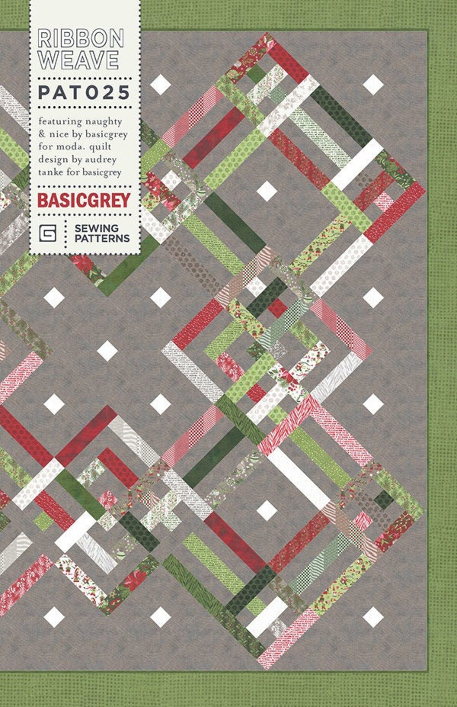 Ribbon Weave Quilt Pattern Designed by Audrey Tanke for Basicgrey - Etsy