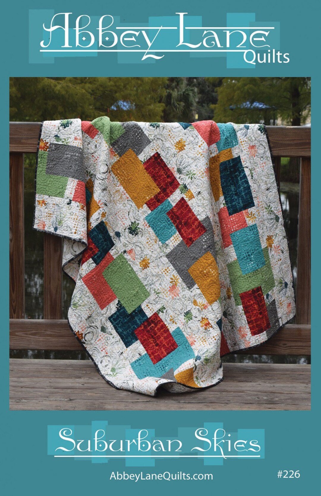 Suburban Skies Quilt Pattern From Abbey Lane Quilts 226 - Etsy