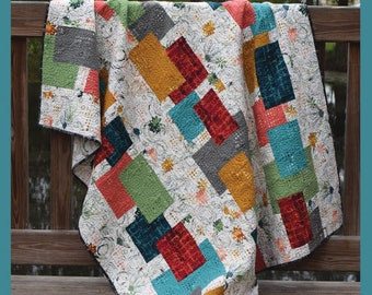 Suburban Skies Quilt Pattern Abbey Lane Quilts ALQ226, Easy Quilt Pattern, Lap Quilt Pattern ...