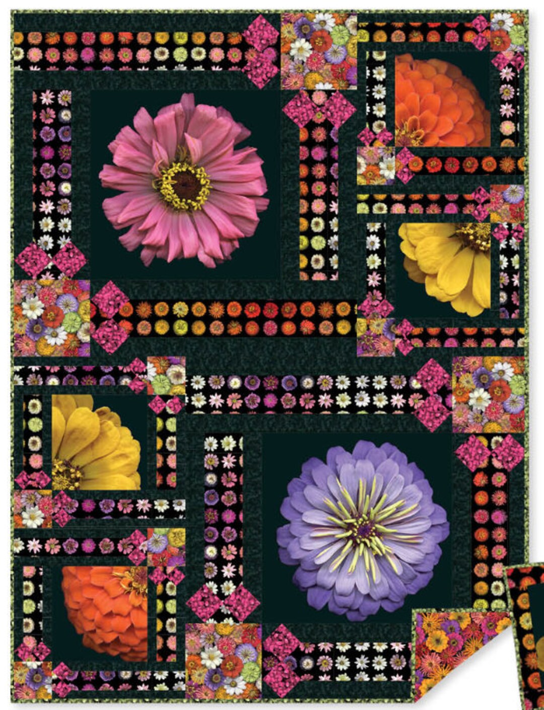 Flower Power Quilt Kit - Etsy
