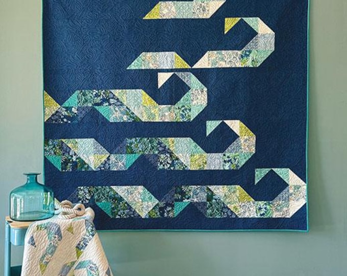 Surf Wave Quilt Pattern by Robin Pickens Quilt Patterns - Etsy