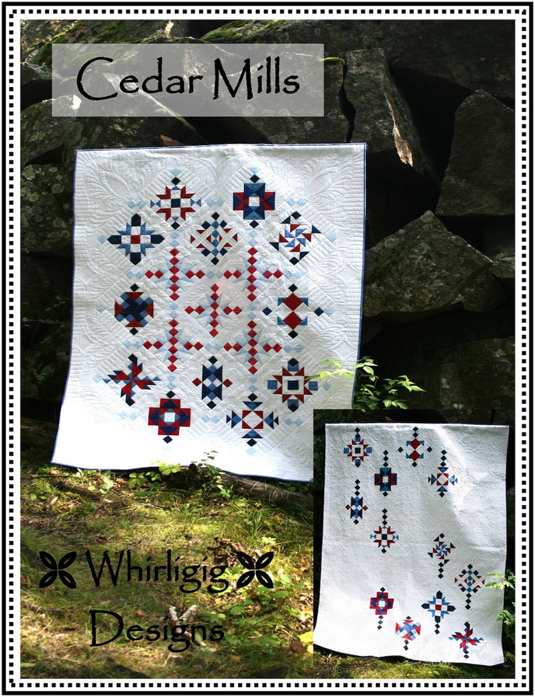 Cedar Mills Quilt Pattern From Whirligig Designs - Etsy
