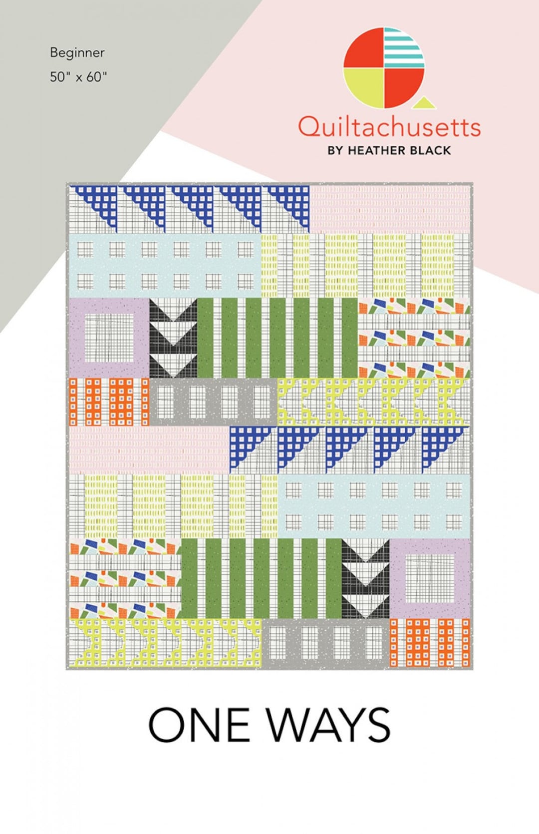 One Ways Quilt Pattern by Heather Black for Quiltachusetts - Etsy