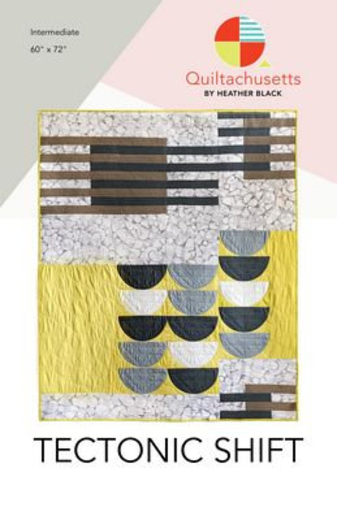 Tectonic Shift Quilt Pattern by Heather Black for Quiltachusetts - Etsy