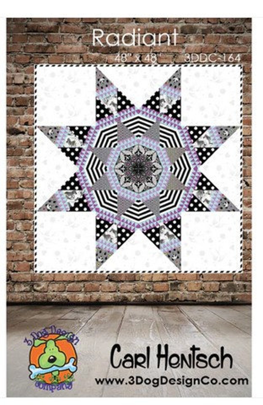 Radiant Quilt Pattern From Carl Hentsch of 3 Dog Design Co. - Etsy