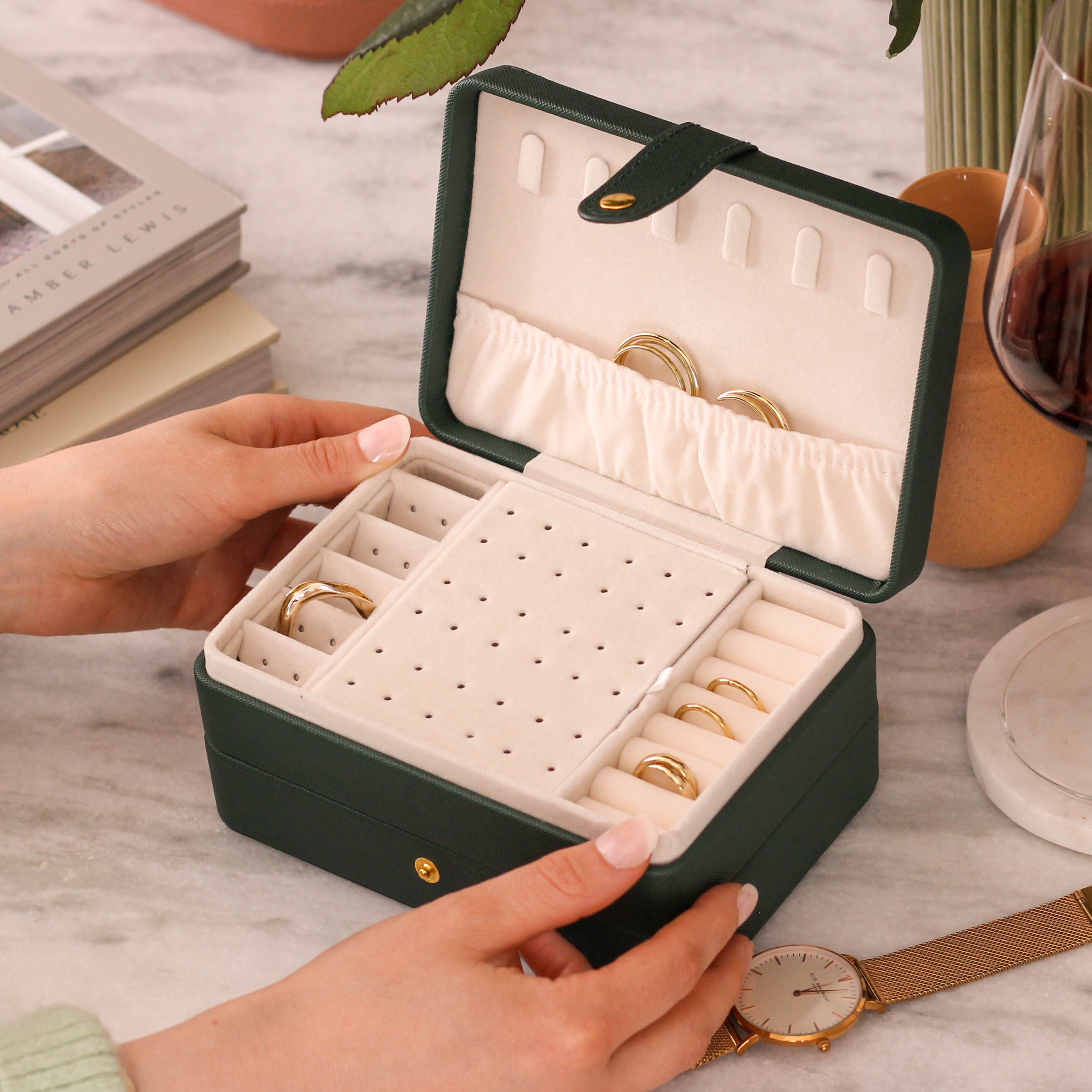 Personalised Script Jewellery Box Drawer Organiser Ideal - Etsy