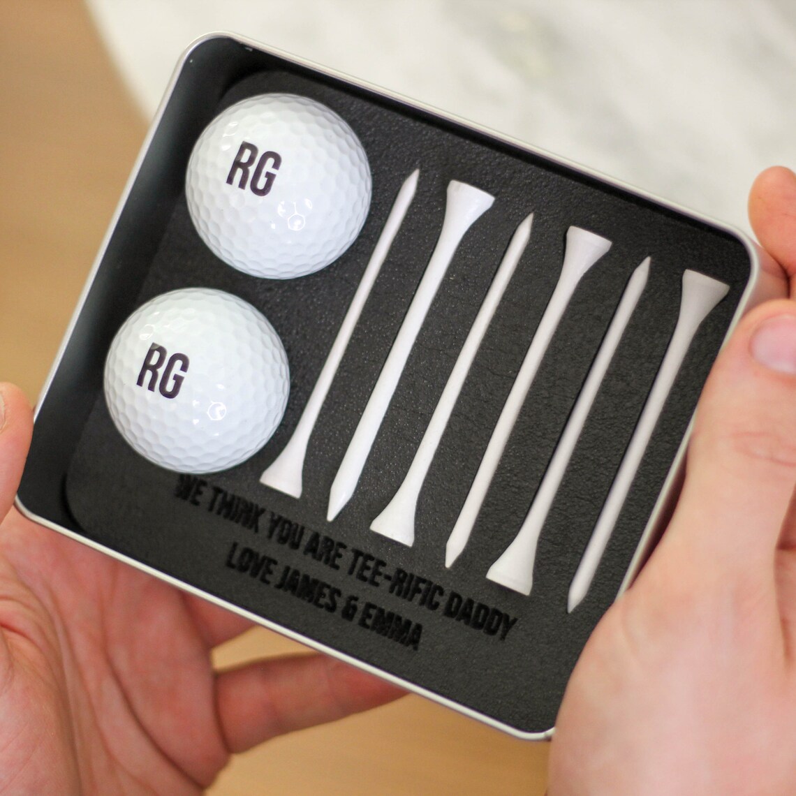 Personalised Retro Golf Tin Gift Set for Him Unique Birthday - Etsy