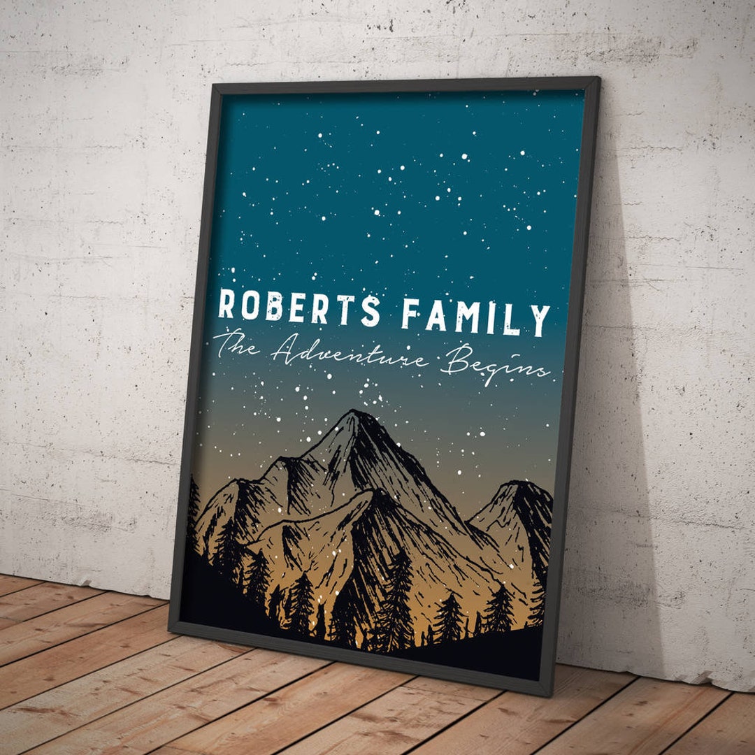 Personalised Adventure Print - Etsy