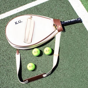 Personalised Tennis Racket Case Sports Travel Bag Gift With Balls ...