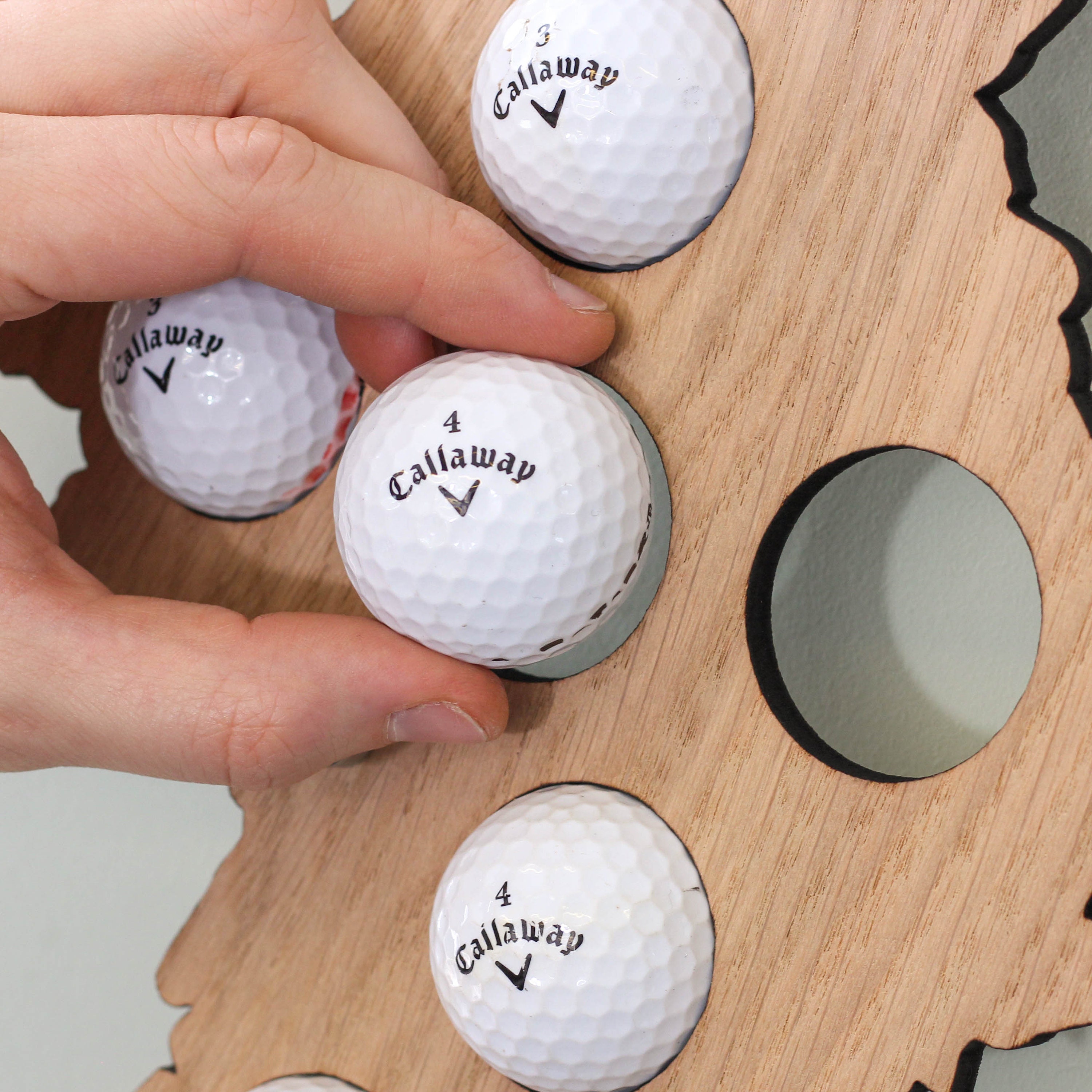 British Golf Ball Map Wall Art for the Home, Custom Golf Ball Display ...