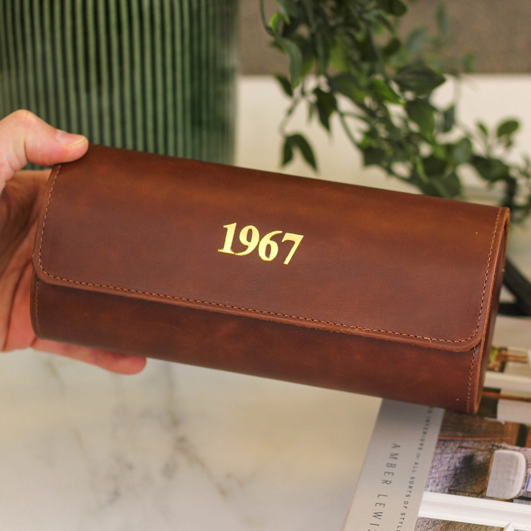 Personalised Birthday Date Watch Holder Case Gift, Mens Watch Holder ...