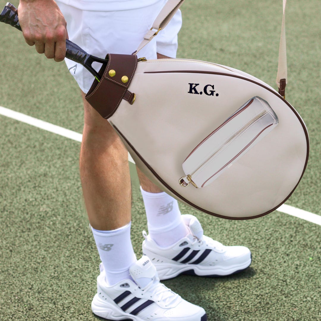 Personalised Tennis Racket Case Sports Travel Bag Gift With Balls ...