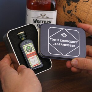 Personalised Emergency Alcohol Tin Funny Gift for Him, Alcohol Gift ...