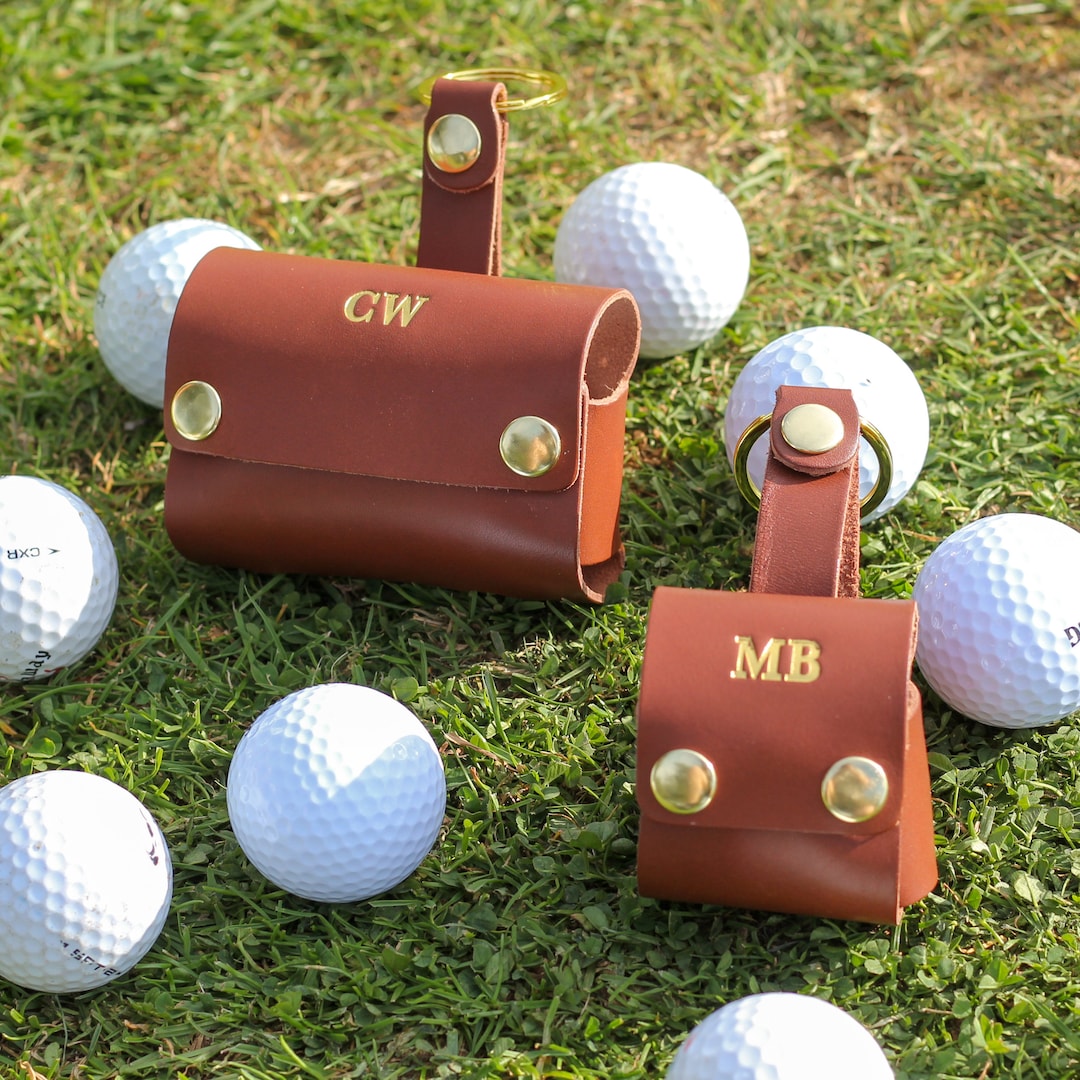 Personalised Golf Ball Holder Handmade Accessories Gift, Custom Golf ...