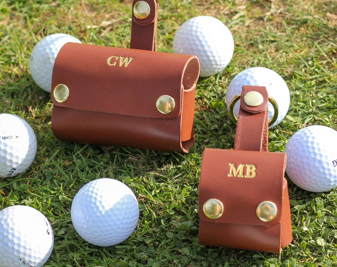 Personalized Golf Bag Tag With Tool, Leather Tag, Valentines Day Gift ...