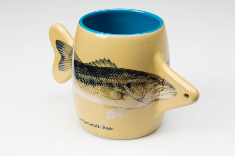 Fish mug fishing mug fish cup fishing cup fishing gift | Etsy