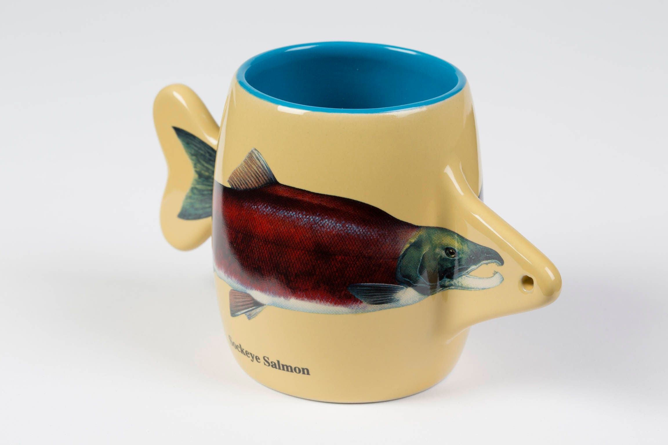 FISHMUGZ Fish Mugs Ceramic Fishing Boating Coffee Cup Novelty Gift Bass ...