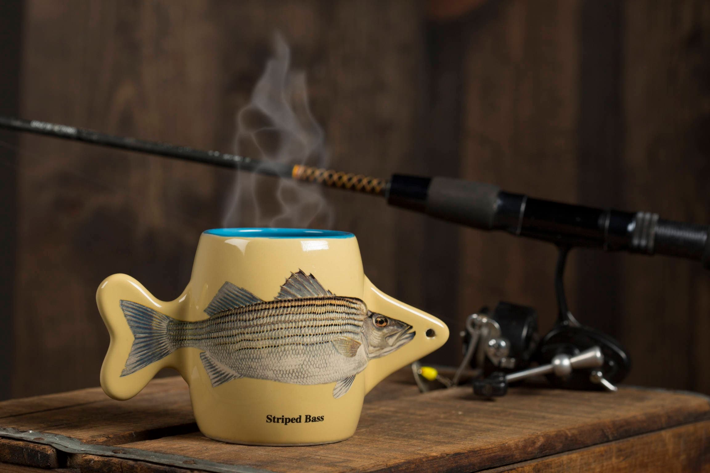 Striper Coffee Mug, Striped Bass Coffee Mug, Popular Fishing Gift ...