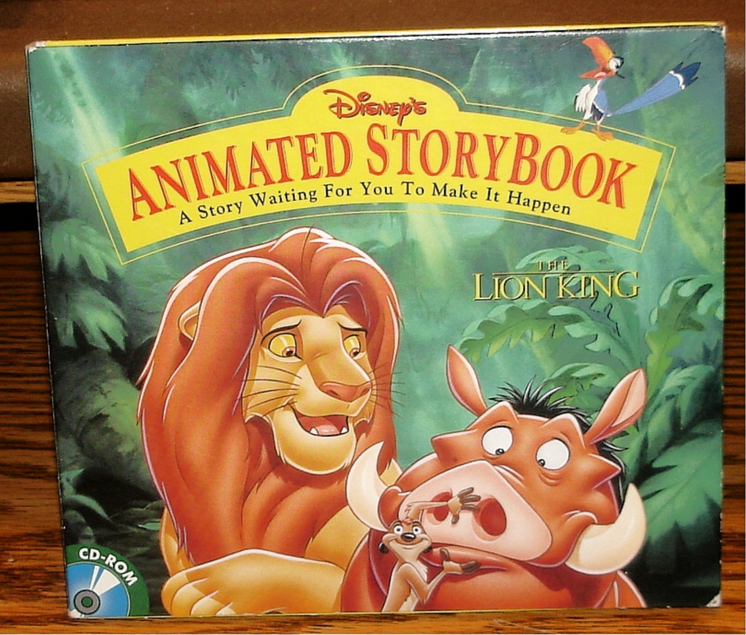 El Rey León - Libro de cuentos animados - 1994 - CD-ROM interactivo de ...