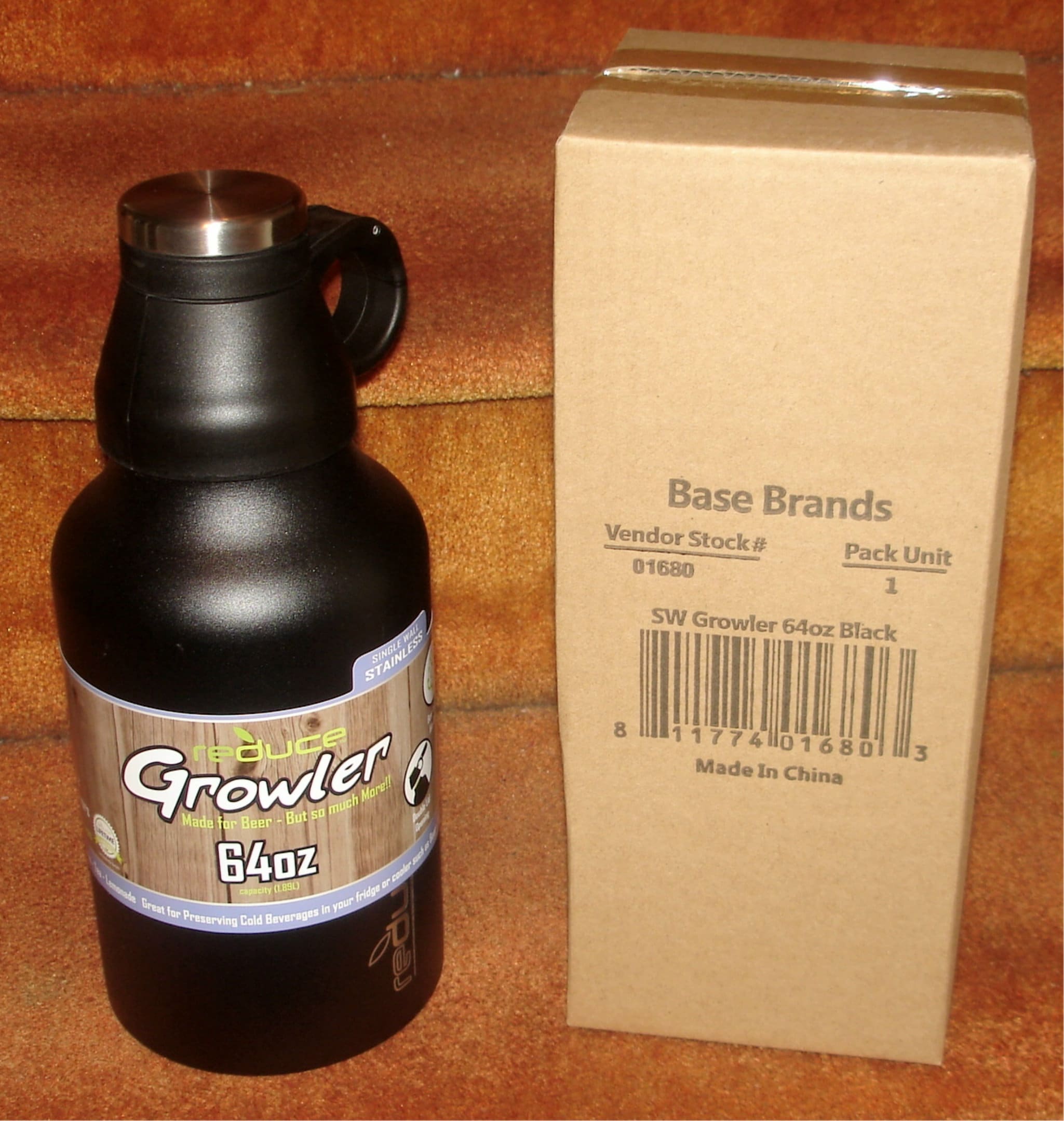 REDUCE GROWLER - 64 Oz. Vacuum Holds Carbonation 48 Hrs. Cold - 12 Hot ...