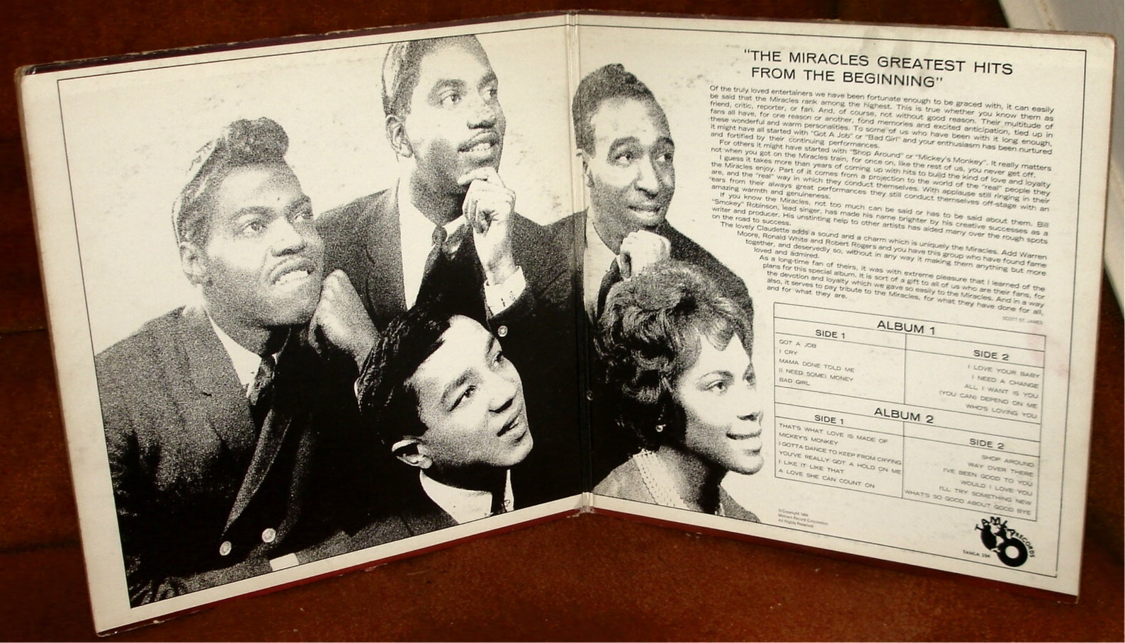 The MIRACLES GREATEST HITS From The Beginning 1965 2 | Etsy