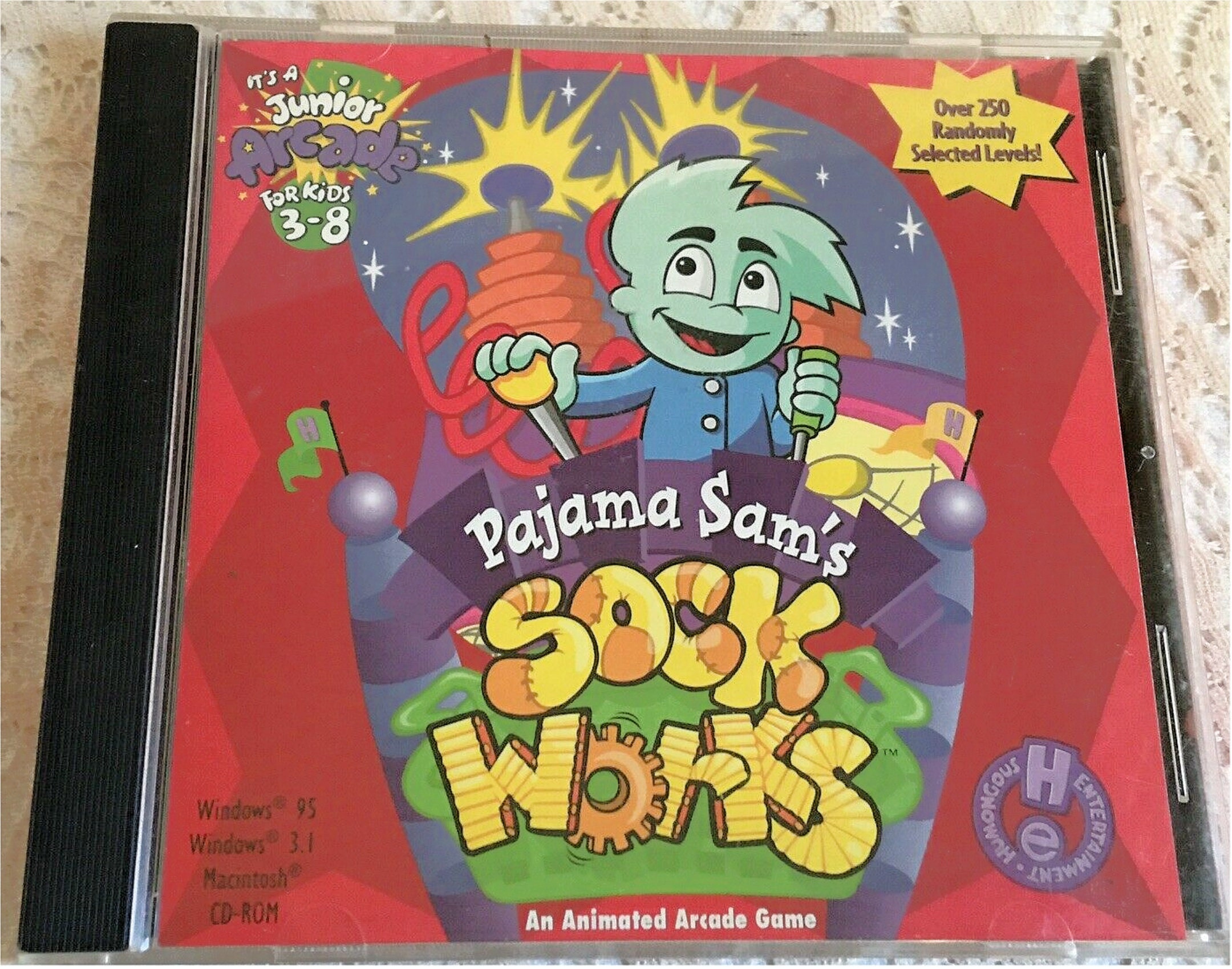 Pajama Sam Pajama Sam's Sock Works 1997 CD-ROM Windows / Mac - Etsy