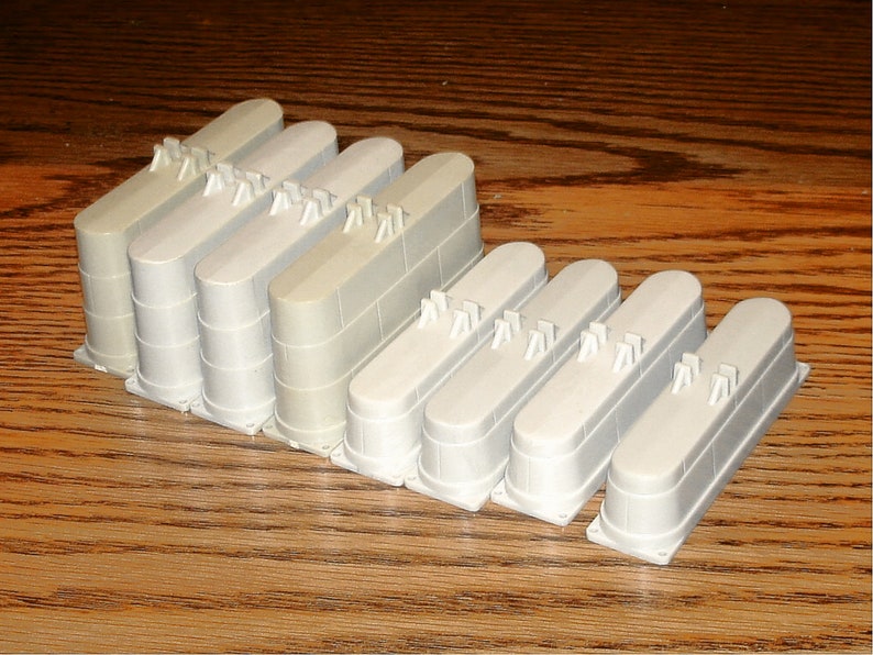 TYCO Lot of 8 Bridge Piers / Risers / Supports HO Train - Etsy