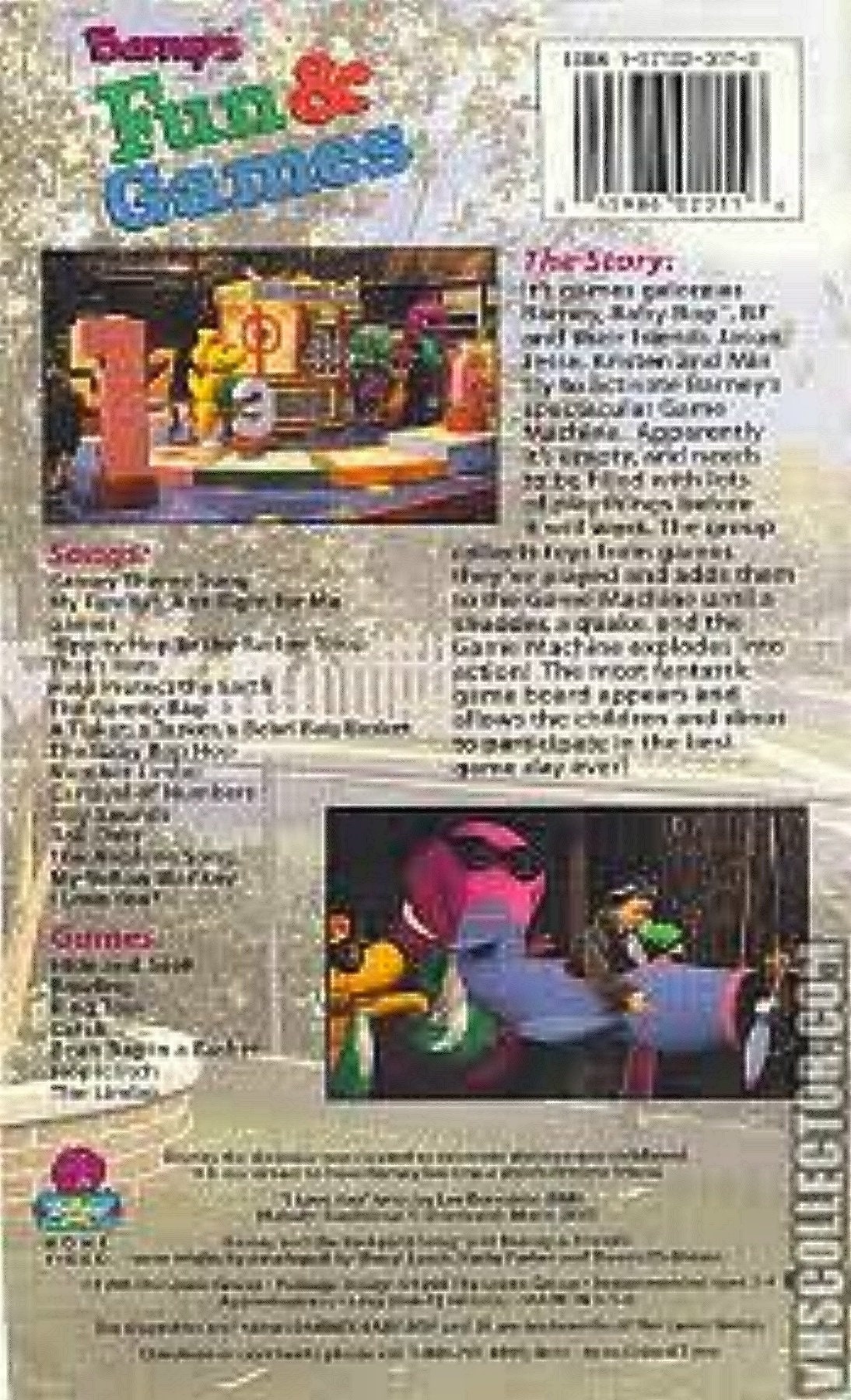 BARNEY'S Fun & Games - Baby Bop - BJ - 1996 VHS Tape - Etsy